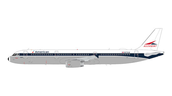 Airbus A321 American / Allegheny Heritage Livery | Modelsnavigator.com