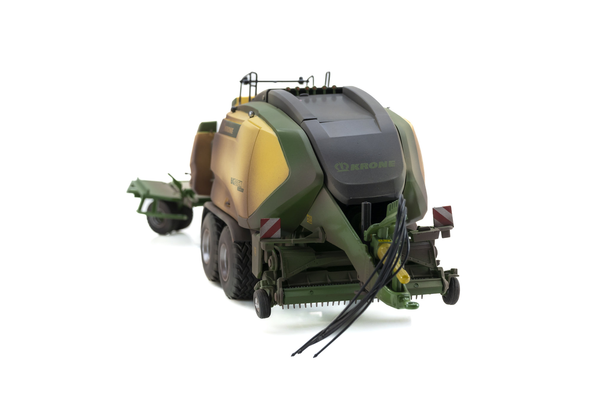 Krone Big Pack 1290 HDP VC with bale trailer "Dirty Edition ...