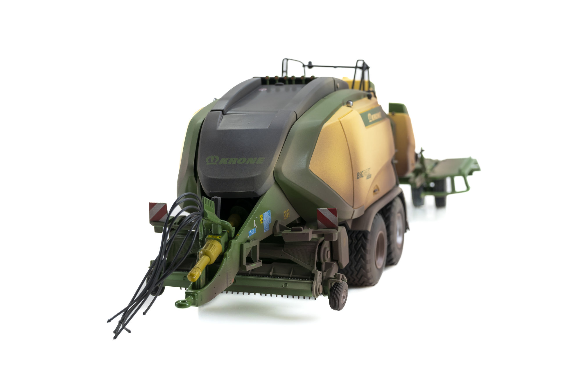 Krone Big Pack 1290 HDP VC with bale trailer "Dirty Edition ...