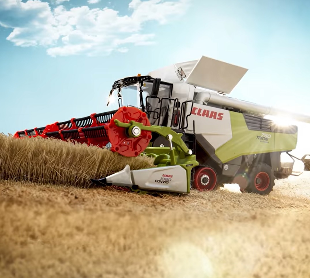 Claas TRION 750 TERRA TRAC + CONVIO 1080 FLEX First Edition ...