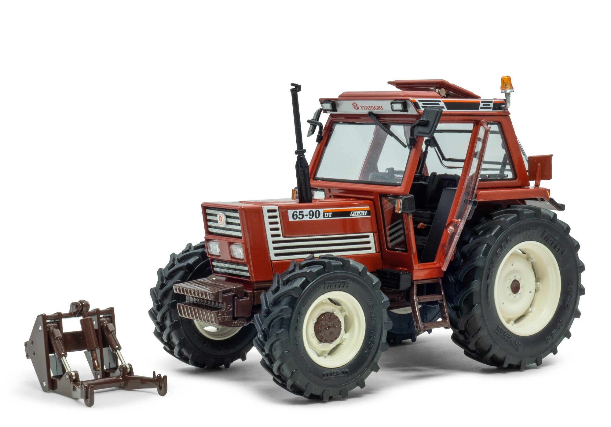 FIAT 65-90 TRACTOR SUPERCONFORT CAB 4WD 1997 - BROWN | Modelsnavigator.com