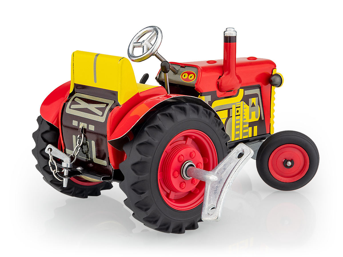 ZETOR TRACTOR WITH RED ROLLER | Modelsnavigator.com