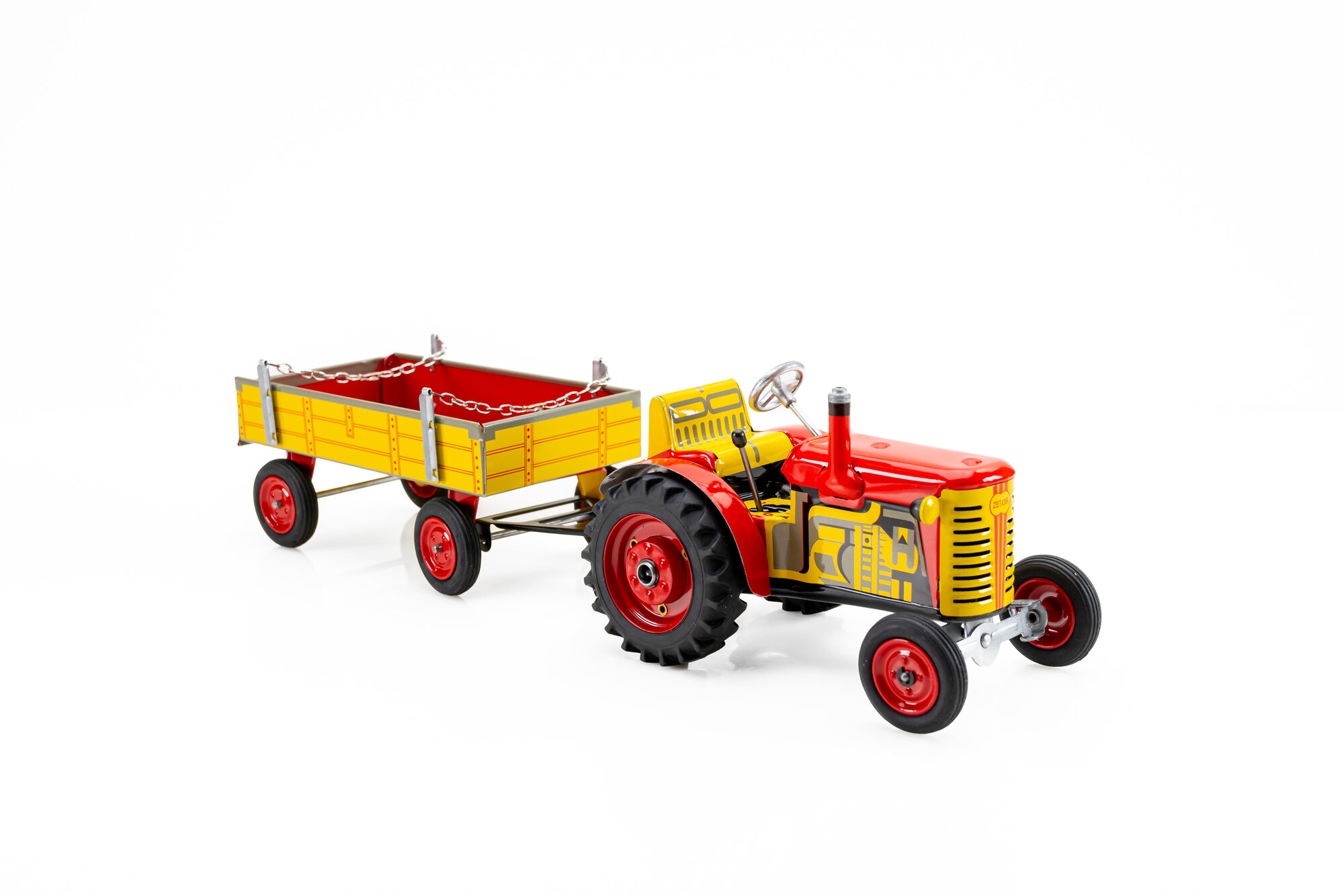 ZETOR tractor with siding - metal discs - variant red | Modelsnavigator.com