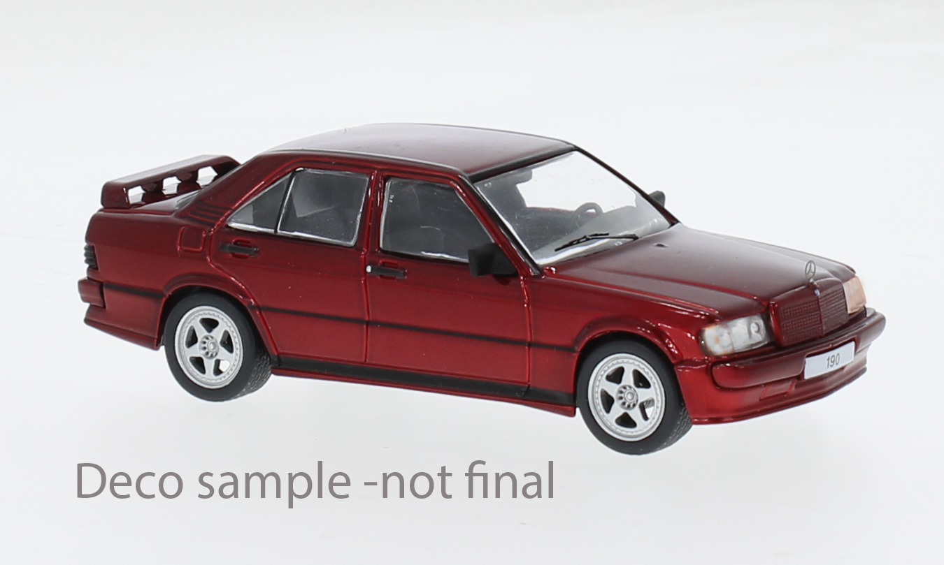 Mercedes 190 E 2.3 16V, Red, 1984 | Modelsnavigator.com