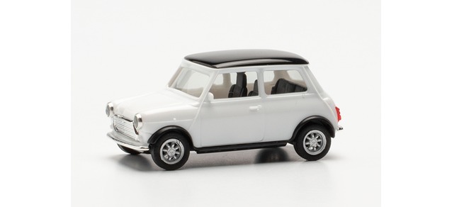 Mini Cooper Classic, white, black roof | Modelsnavigator.com