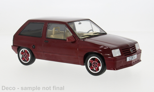 Opel Corsa A Custom, dark red, 1983 | Modelsnavigator.com