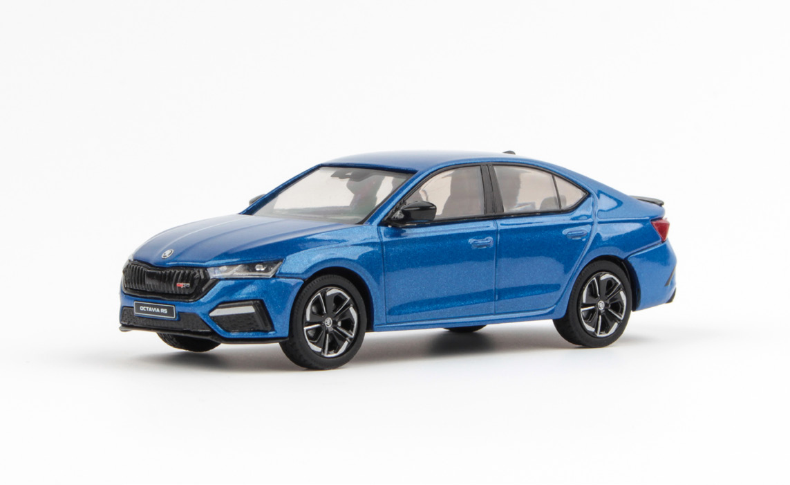 Škoda Octavia IV RS (2020) - Blue Race Metallic | Modelsnavigator.com