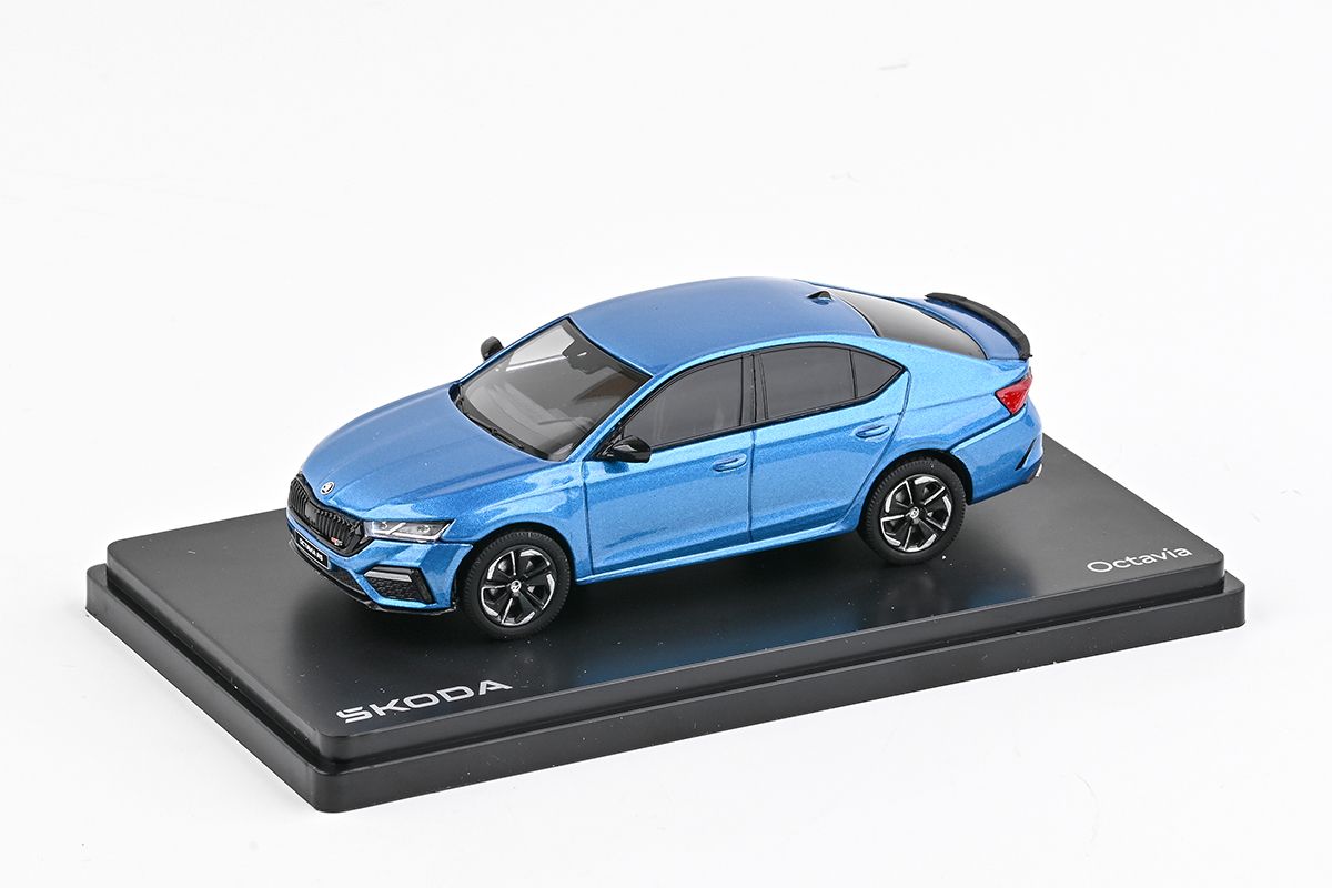 Škoda Octavia IV RS (2020) - Metallic Ocean Blue | Modelsnavigator.com