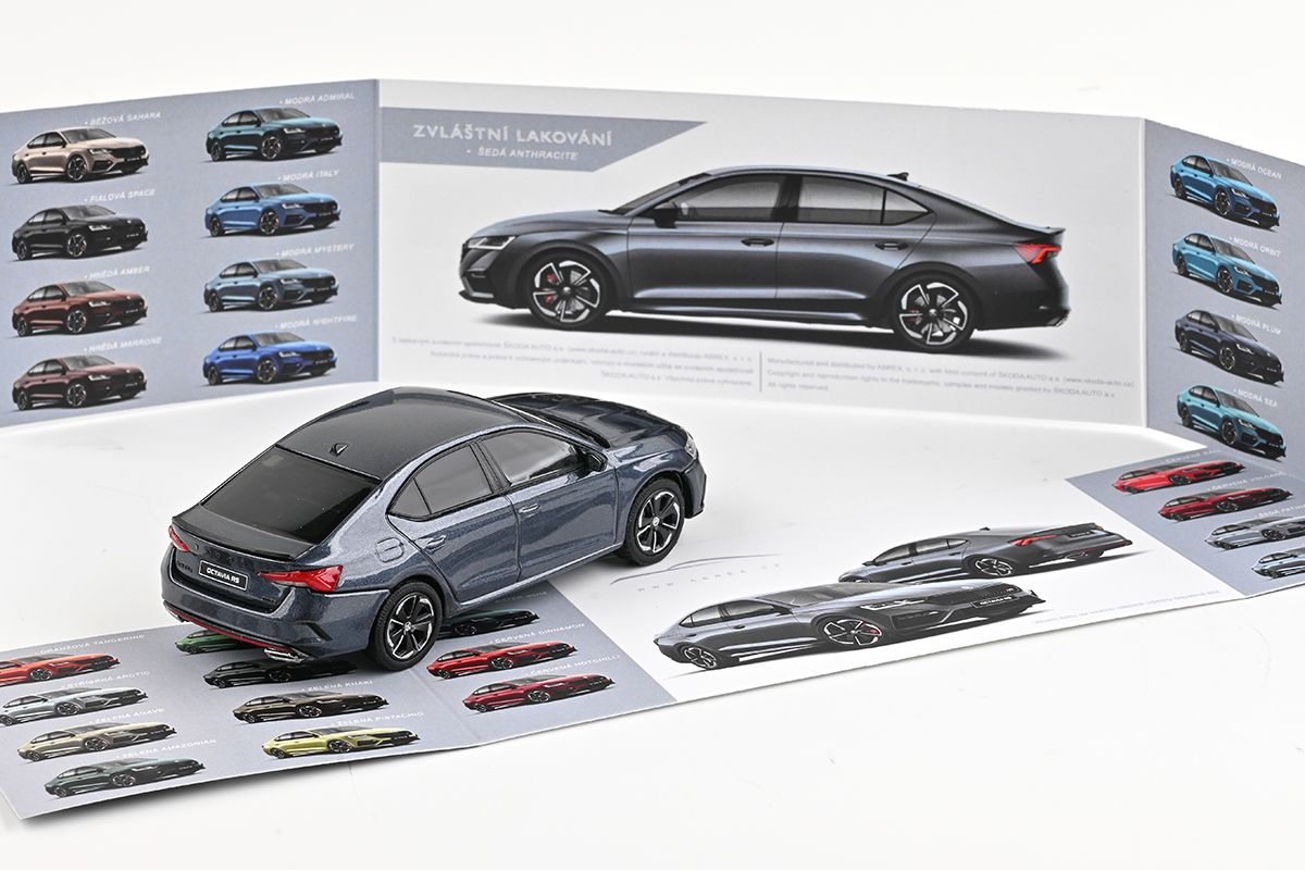 Skoda Octavia IV RS (2020) - Grey Anthracite Metallic | Modelsnavigator.com