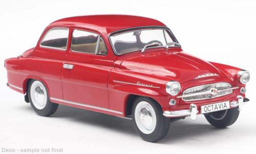Skoda Octavia Super, red, 1959 | Modelsnavigator.com