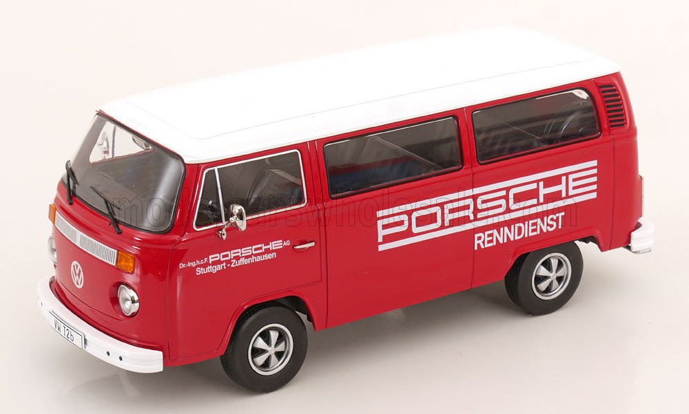 Kvalitný kovový model mikrobusu Volkswagen T2b Minibus vo farbách ...