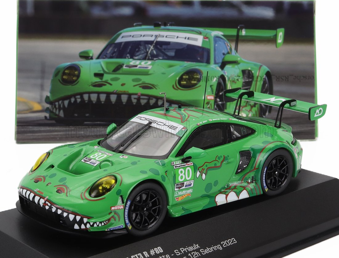 PORSCHE 911 992 GT3 R TEAM AO RACING N 80 IMSA USA GTD CLASS 12h ...