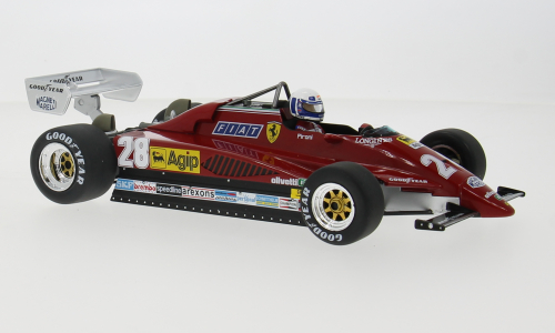 Ferrari 126C2 Formula 1 GP Monaco 1982 #28 | Modelsnavigator.com