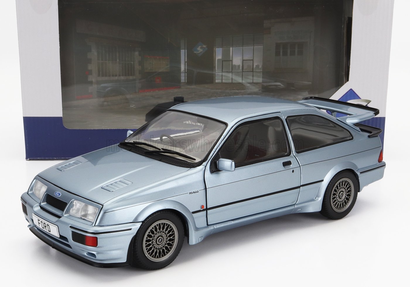 FORD ENGLAND - SIERRA RS 500 1987 light blue | Modelsnavigator.com