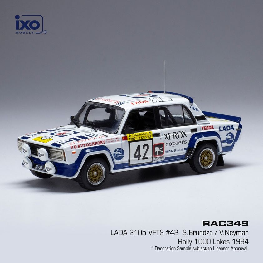 Lada 2105 VFTS, No.42, 1000 Lakes Rallye, 1984 | Modelsnavigator.com