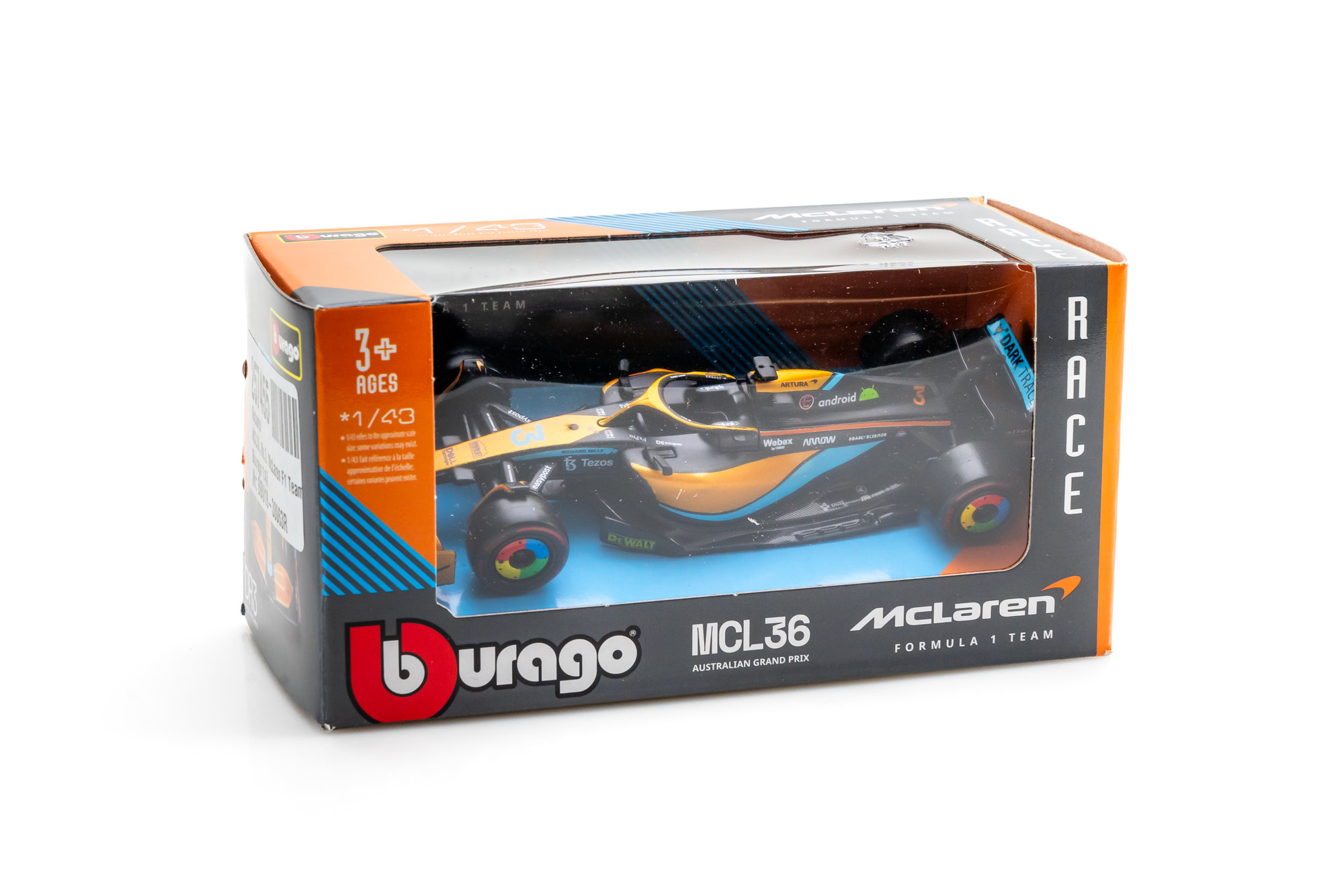 McLaren MCL 36, No.3, McLaren, formula 1, D.Ricciardo, 2022 ...