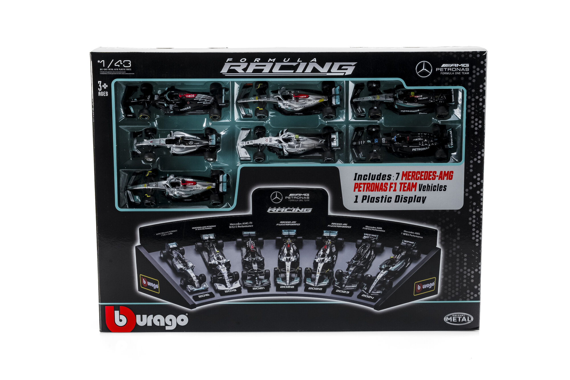 Set F1 7x Mercedes W05 + W07 + W10 + W12 + W13 + W14 + W15 ...