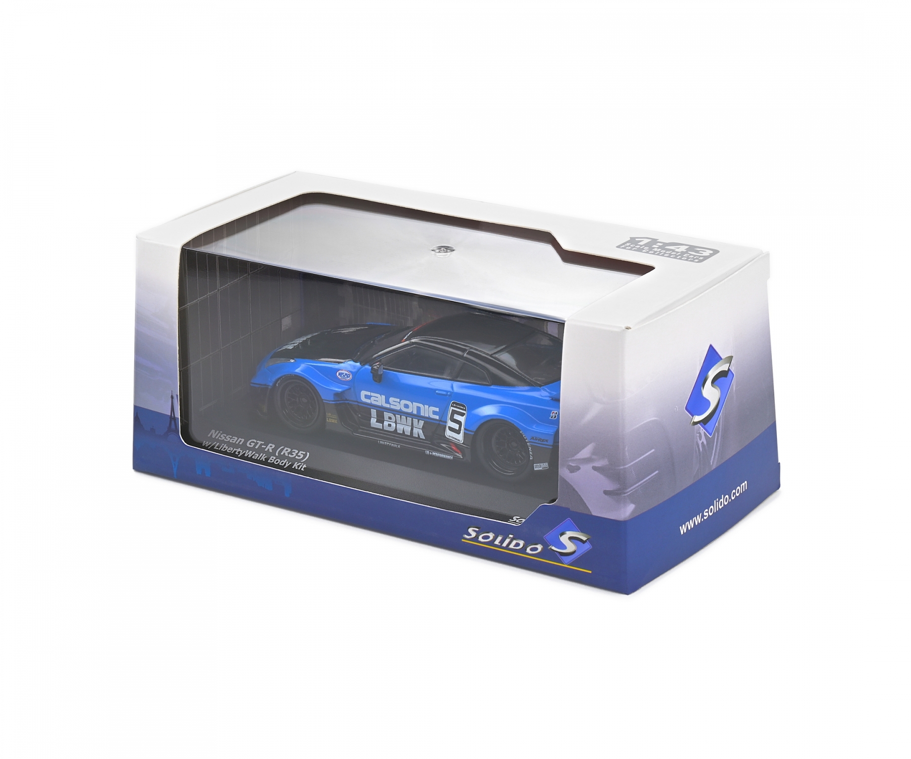 Nissan GTR R35 Calsonic - Blue | Modelsnavigator.com