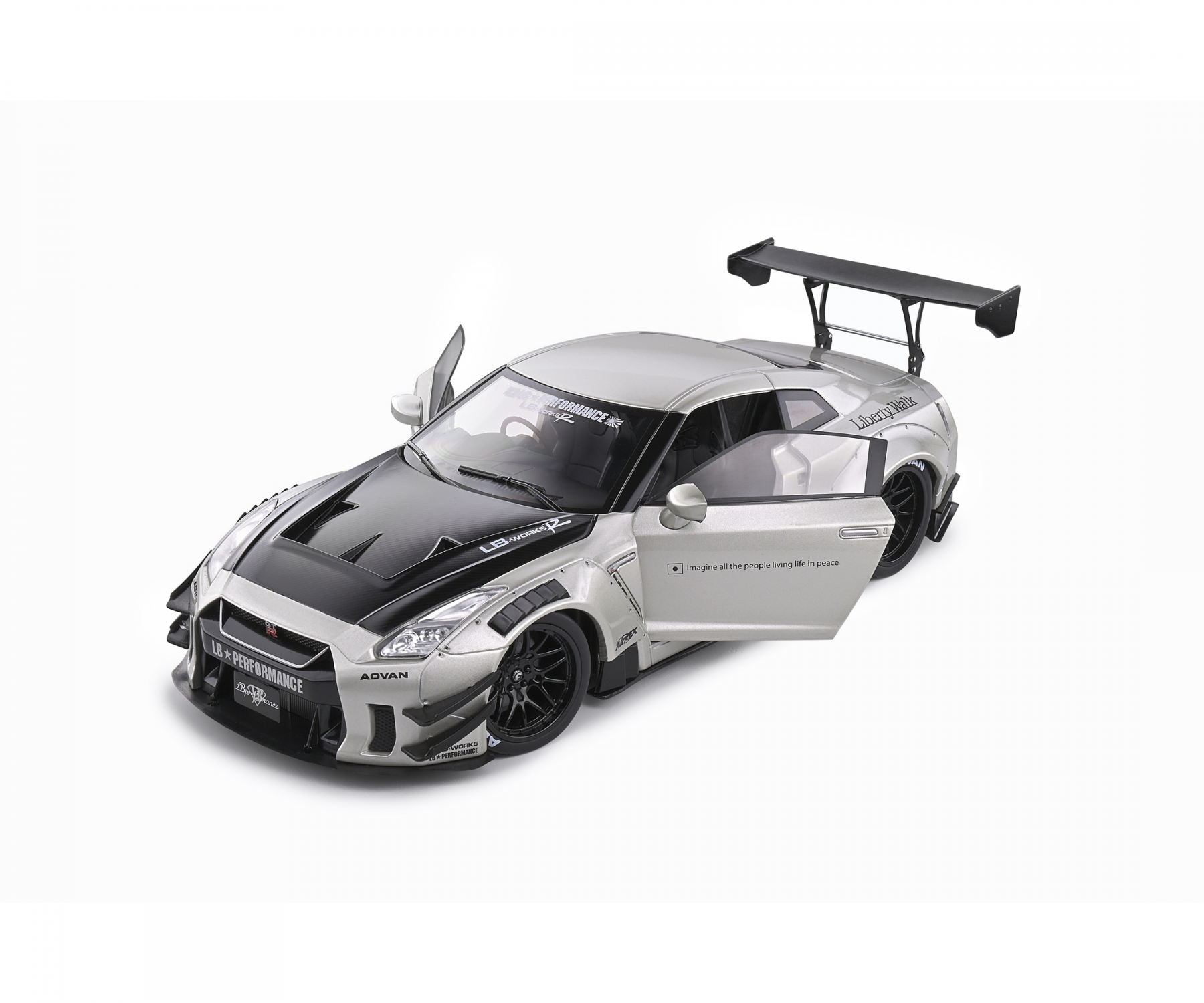 Nissan GTR R35 LB Performance - gray | Modelsnavigator.com