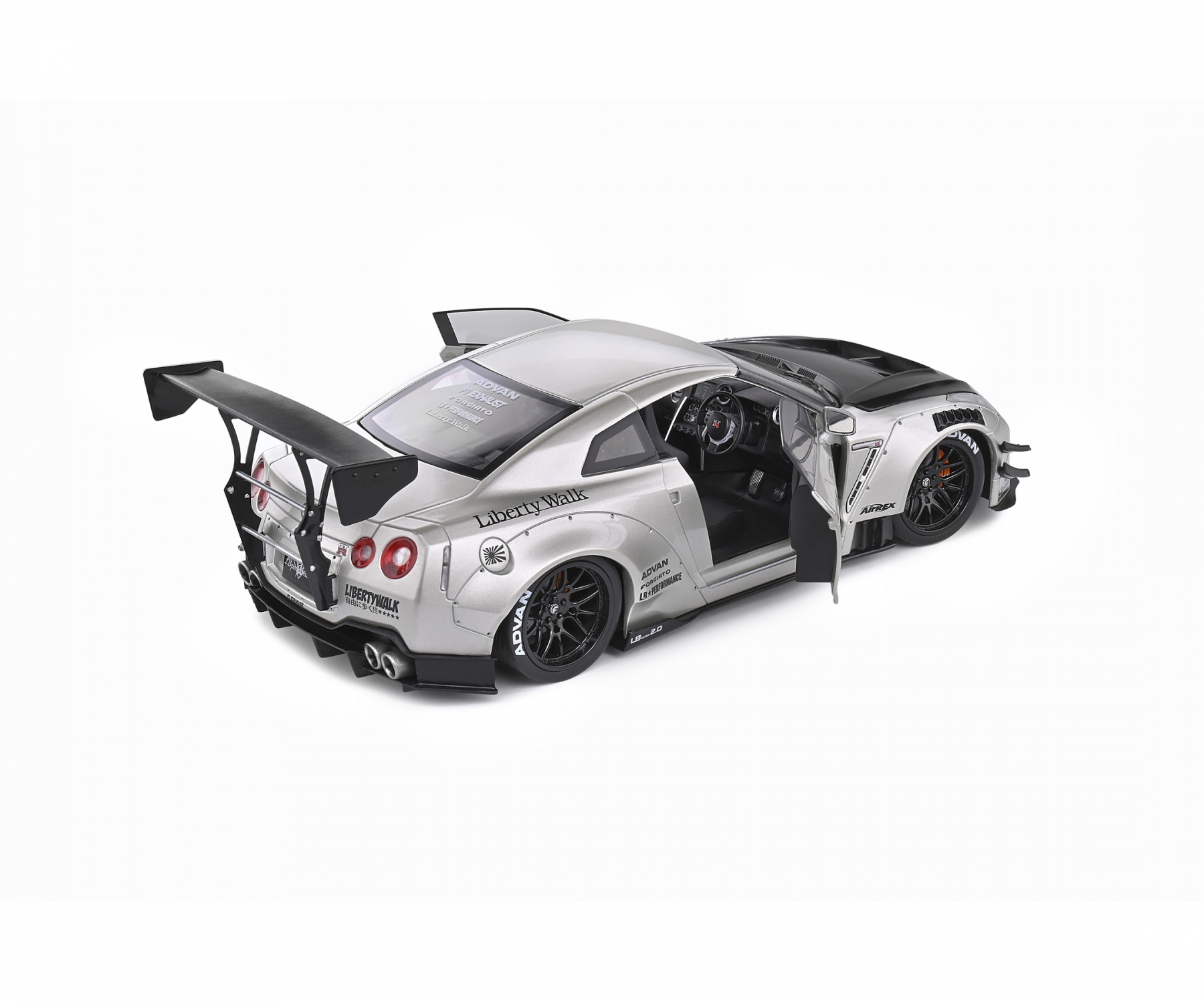 Nissan GTR R35 LB Performance - gray | Modelsnavigator.com