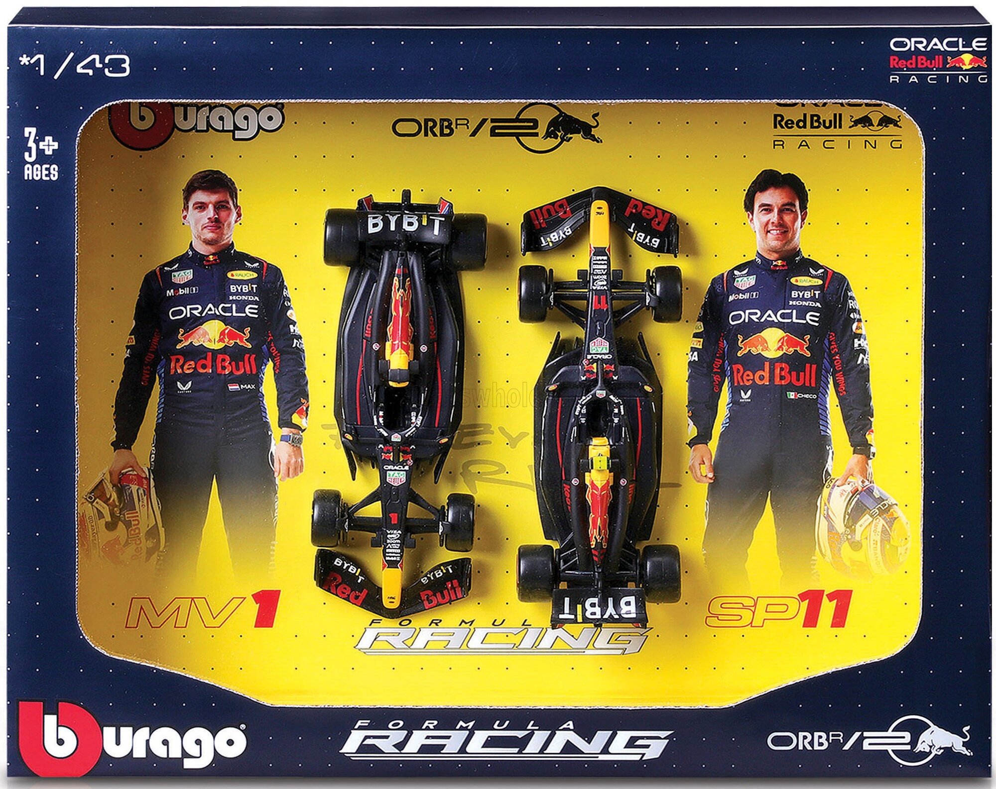 RED BULL - SET F1 2x RB20 von ORACLE RED BULL RACING Nr. 1 ...