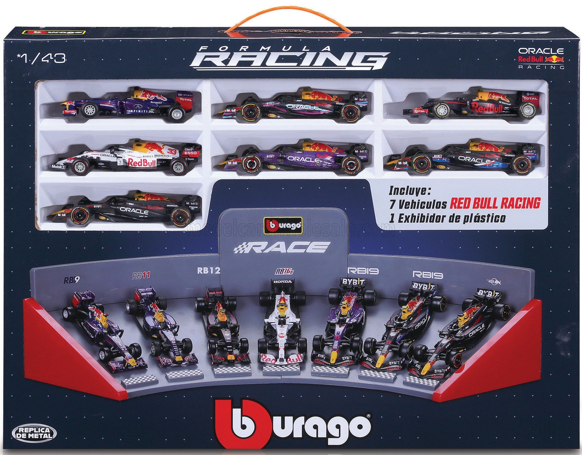 Set 7x RedBull RB9 + RB11 + RB12 + RB16B + 2x RB19 + RB20 ...