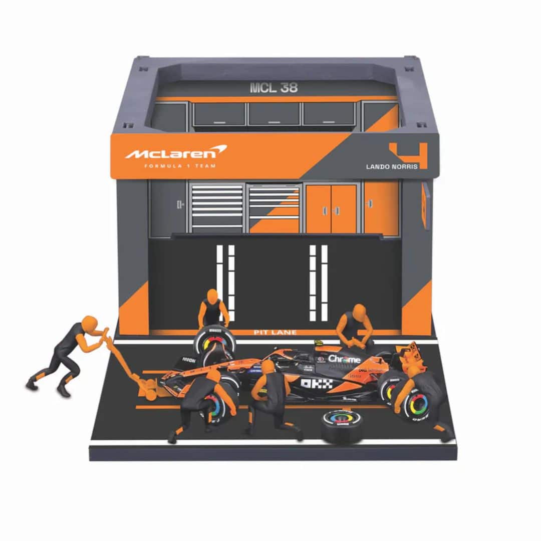 Set F1 McLAREN MCL38 #4 Miami Grand Prix 2024 + Pitbox ...