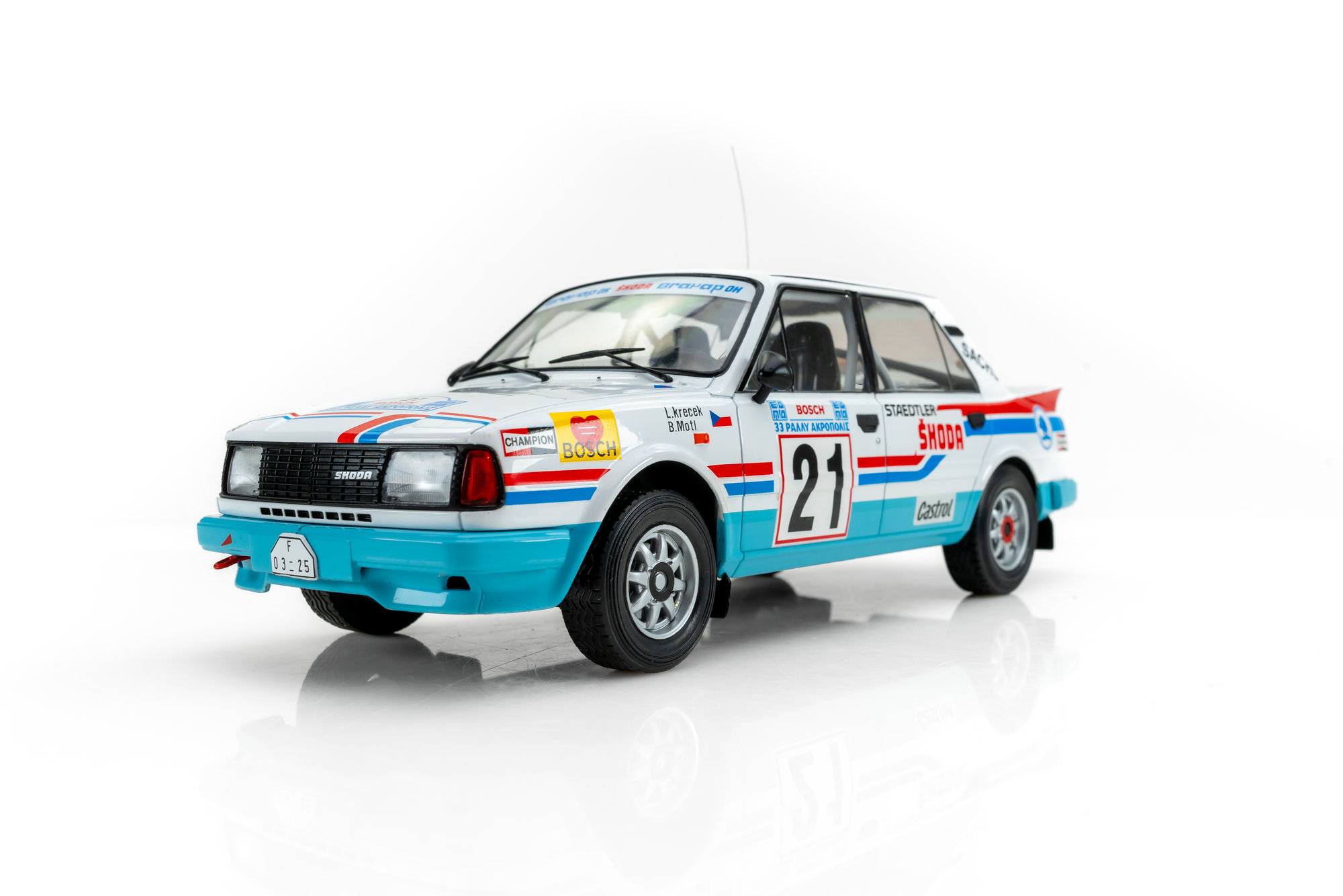Skoda 130 LR, No.21, WRC, Rally Acropolis 1986 | Modelsnavigator.com