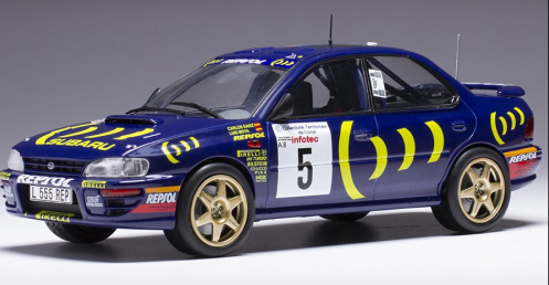 Subaru Impreza 555 No.5, WRC, Rallye tour de Corse 1995 ...