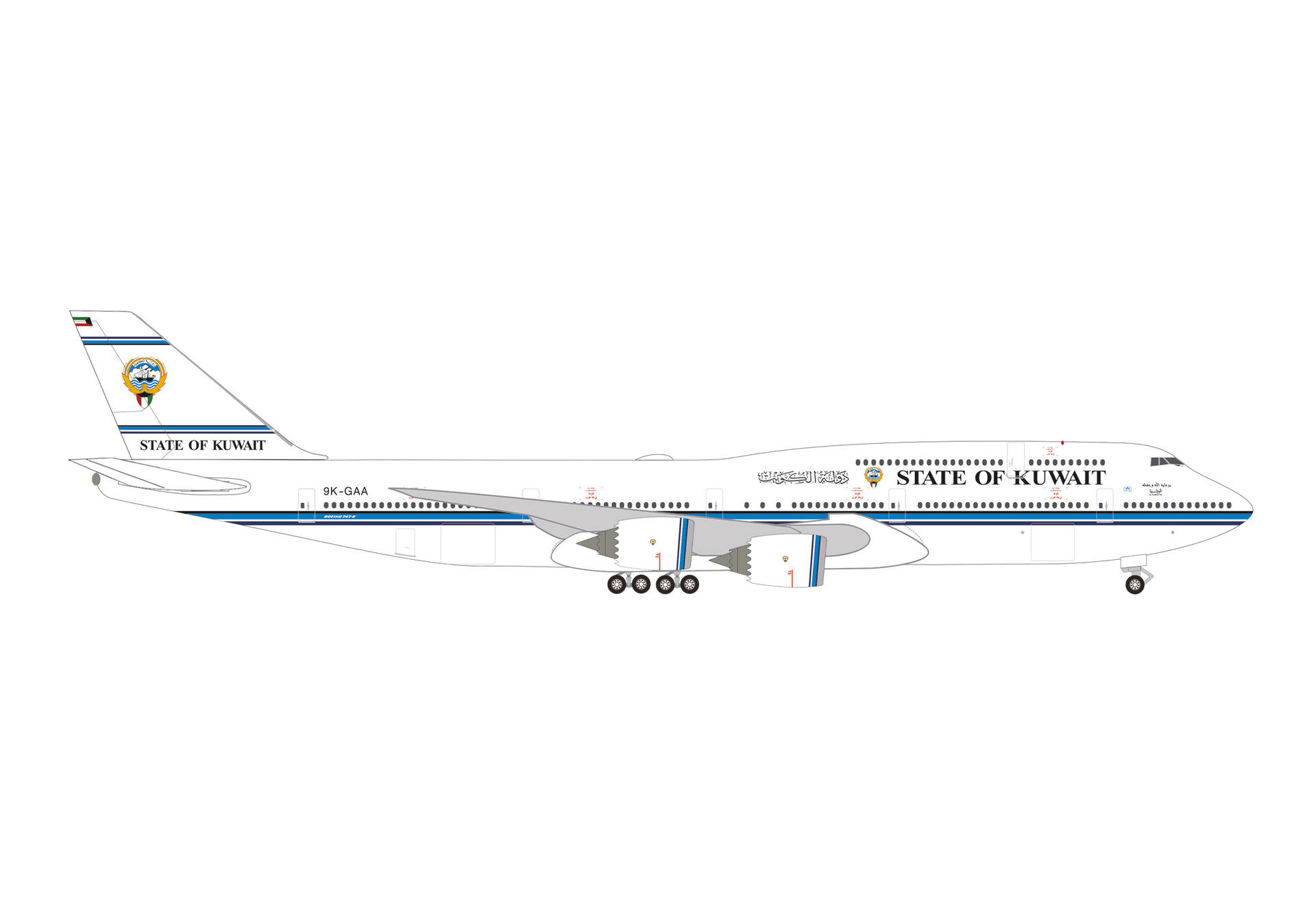Boeing 747-8 BBJ – Kuwait Government | Modelsnavigator.com