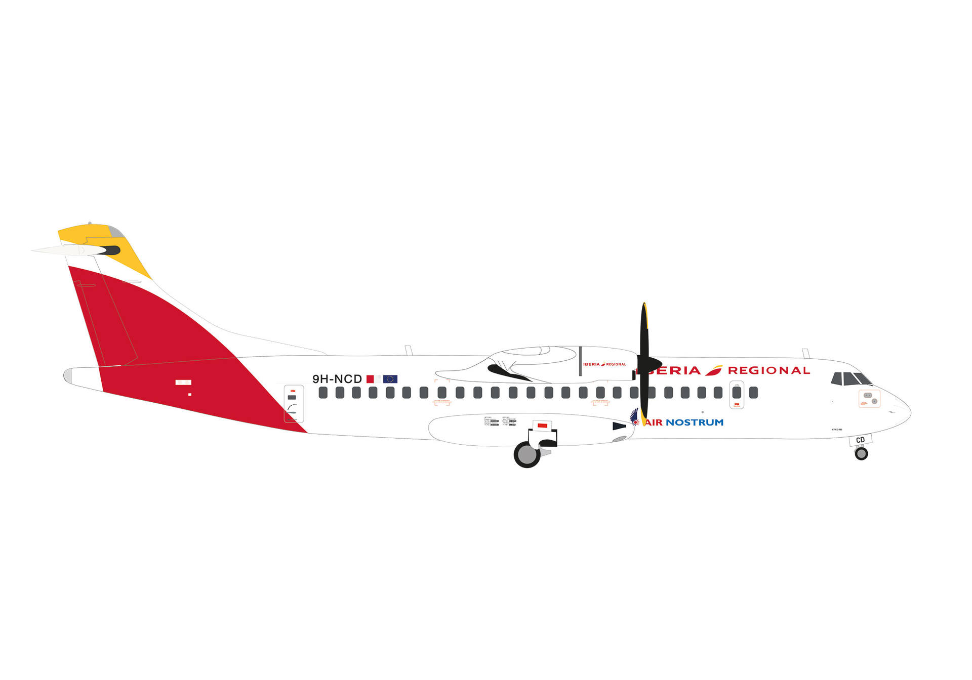 ATR-72-600 – Iberia Regional | Modelsnavigator.com