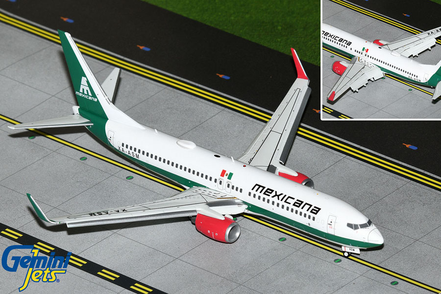 Boeing 737-800 Mexicana "flaps down" | Modelsnavigator.com