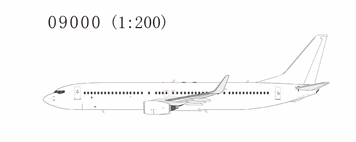 Boeing 737-900 Blank Model | Modelsnavigator.com