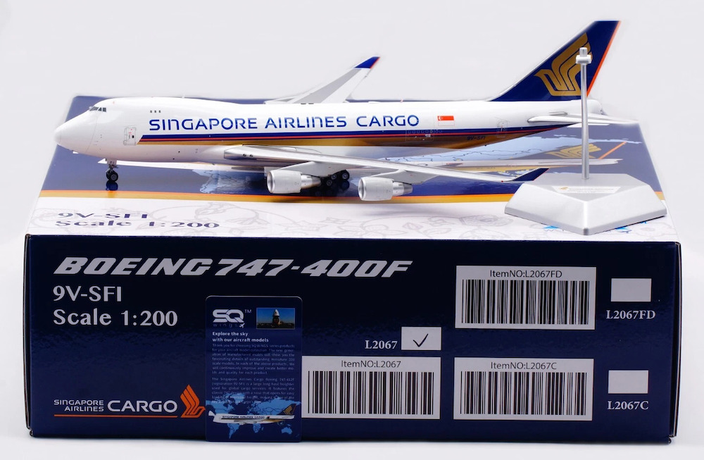 Boeing 747-400F Singapore Airlines Cargo 9V-SFI | Modelsnavigator.com