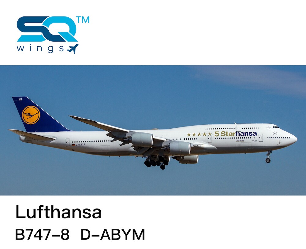 Boeing 747-8 Lufthansa 5-starHansa Flaps Down | Modelsnavigator.com