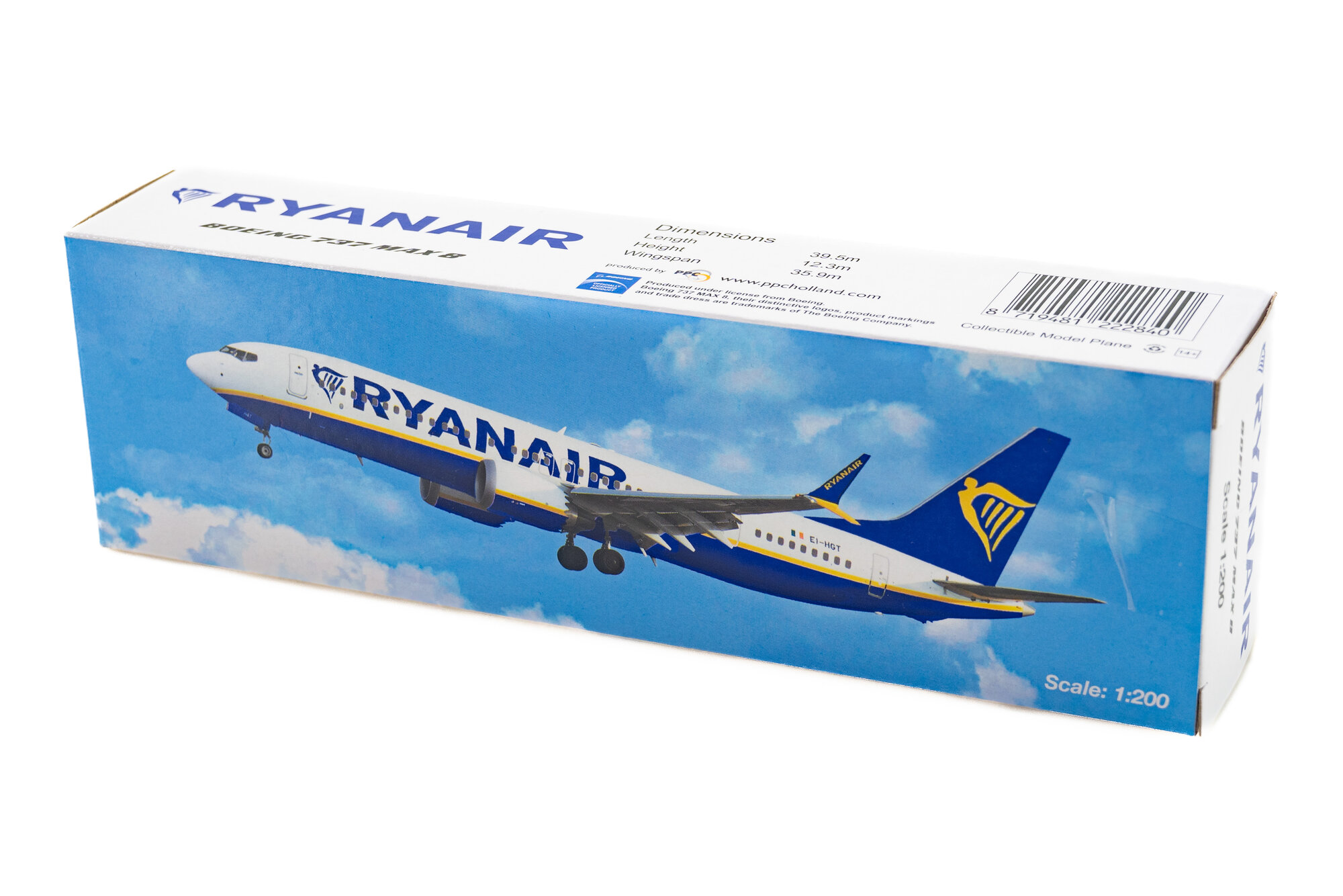737 800 Ryanair Ryanair Boeing 737 Max Ryanair Toy Plane Set Boeing ...