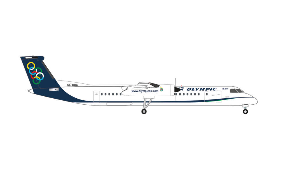 BOMBARDIER Q400 OLYMPIC AIR | Modelsnavigator.com