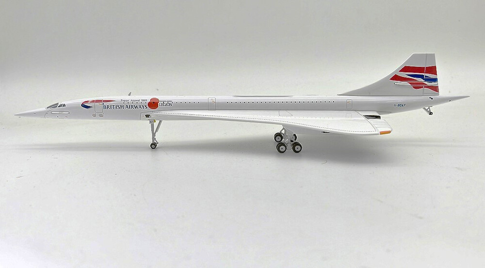 Concorde British Airways "Poppy appeal" | Modelsnavigator.com