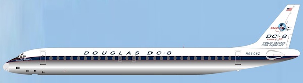 Douglas DC8-53 Douglas DC-8 "Pacific Pacer" | Modelsnavigator.com