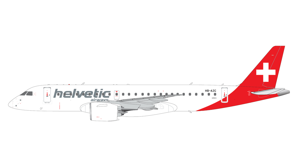 Embraer ERJ190-E2 Helvetic Airways | Modelsnavigator.com