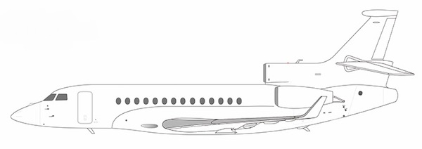 Falcon 7X Blank Model | Modelsnavigator.com