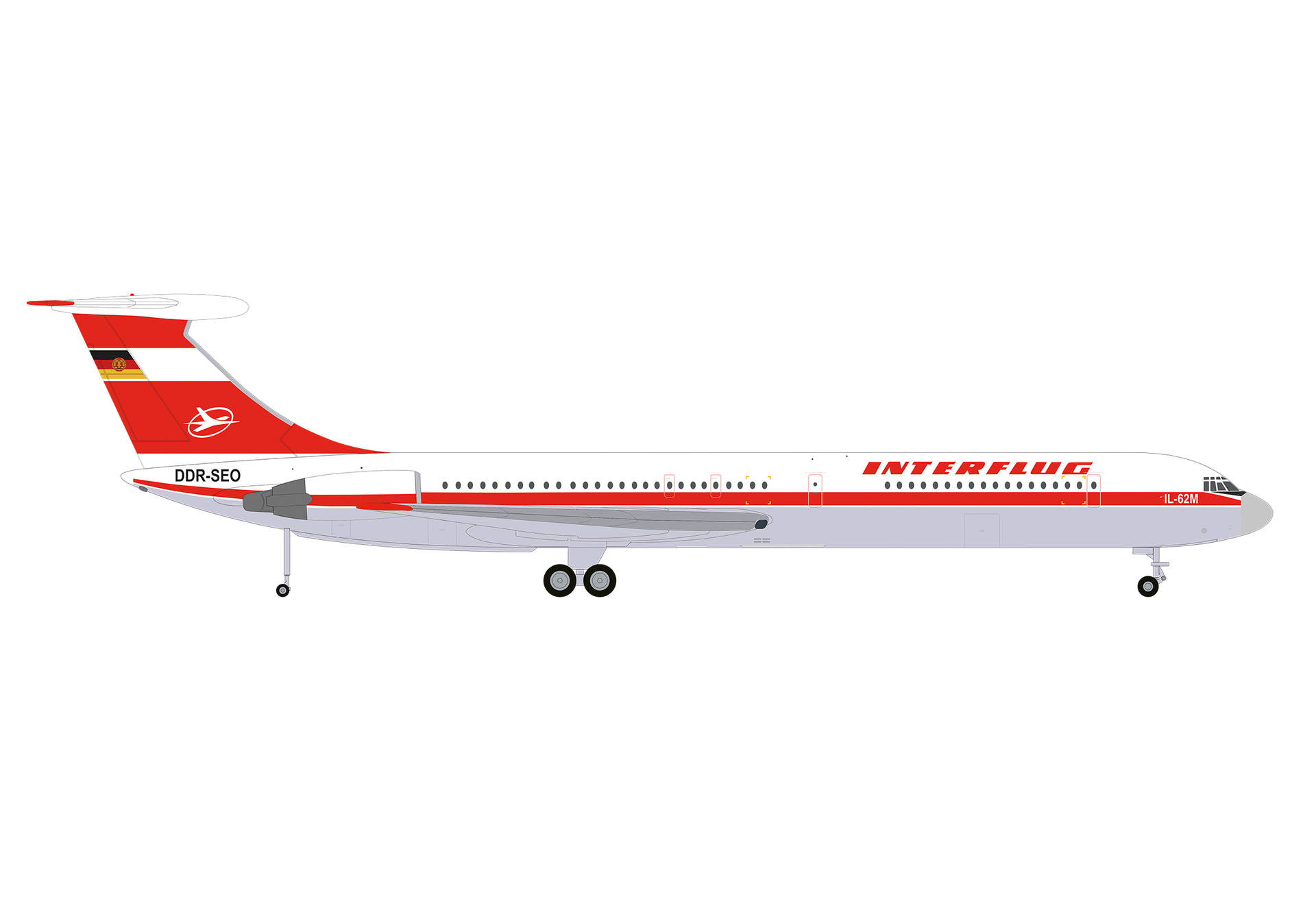 Interflug Ilyushin IL-62M | Modelsnavigator.com