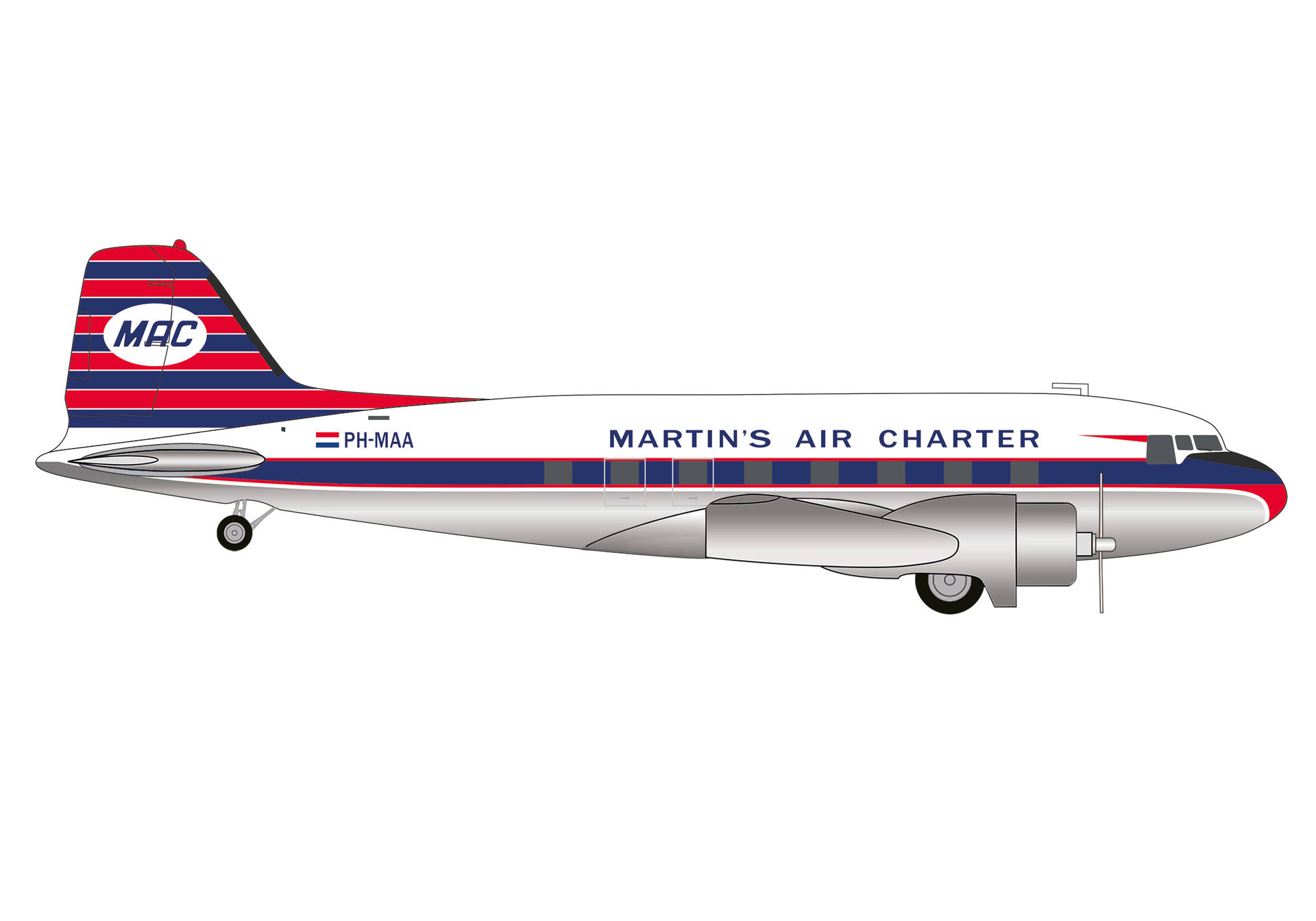 Martin's Air Charter Douglas DC-3 | Modelsnavigator.com