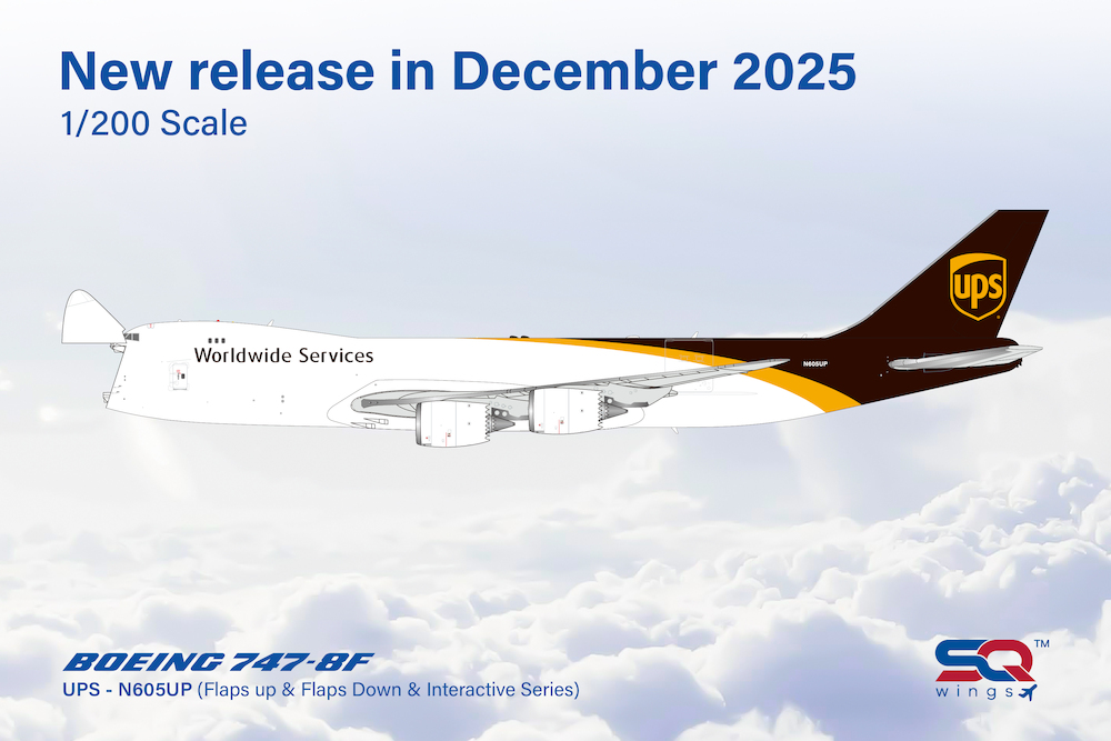 Boeing 747-8F UPS Interactive series | Modelsnavigator.com