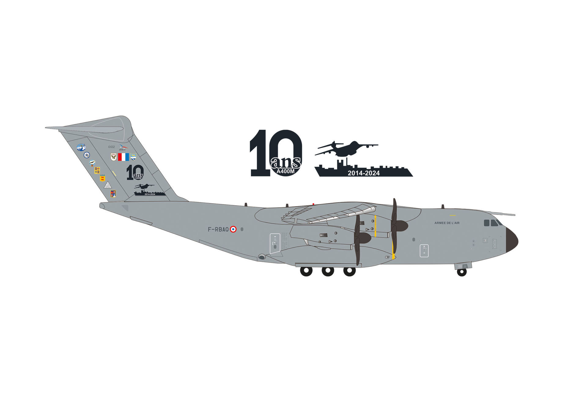 Airbus Atlas A400M - French Air Force "10 Years of A400M ...