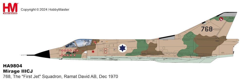 Dassault Mirage IIICJ 768, Israeli Air Force, The "First Jet" Squadron ...