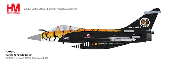 Dassault Rafale C "Dark Tiger Lorriane", NATO Tiger Meet 2019 ...