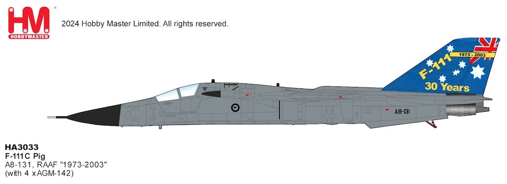 F-111C, RAAF "1973-2003" (with 4 x AGM-142) | Modelsnavigator.com