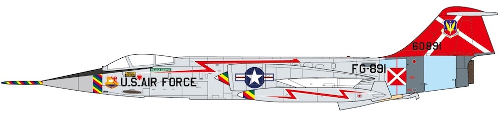 F104C Starfighter USAF 479th Tactical Fighter Wing, 1958 ...