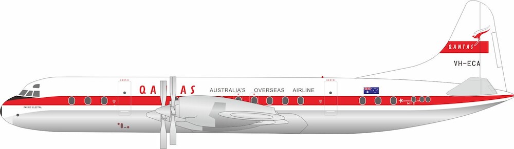 Lockheed L188 Electra Qantas | Modelsnavigator.com